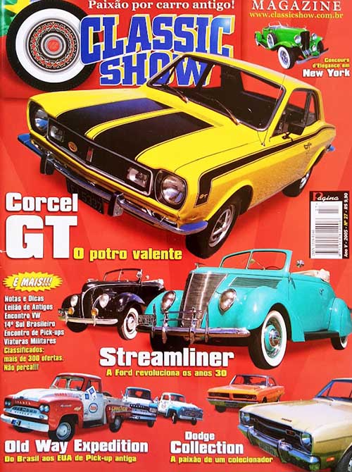 Classic Show: revistas com histórias e eventos de carros antigos – Auto ...