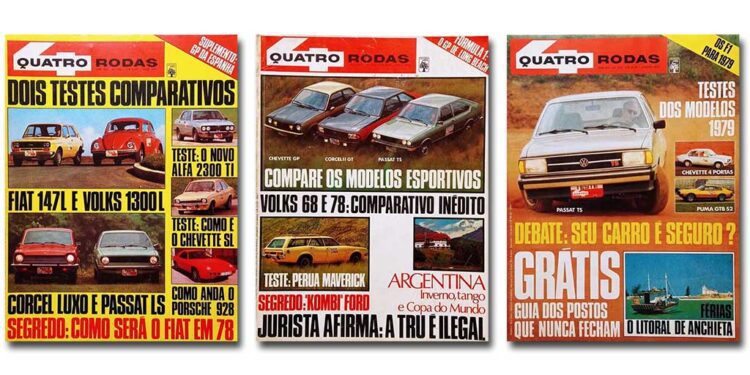 Quatro Rodas: especiais com carros antigos e comparativos – Auto ...